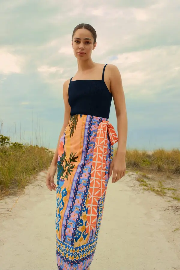 MARIE OLIVER Luna Printed Skirt