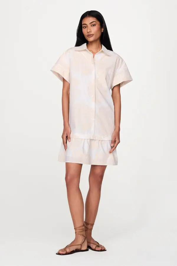 MARIE OLIVER Camp Mini Shirt Dress