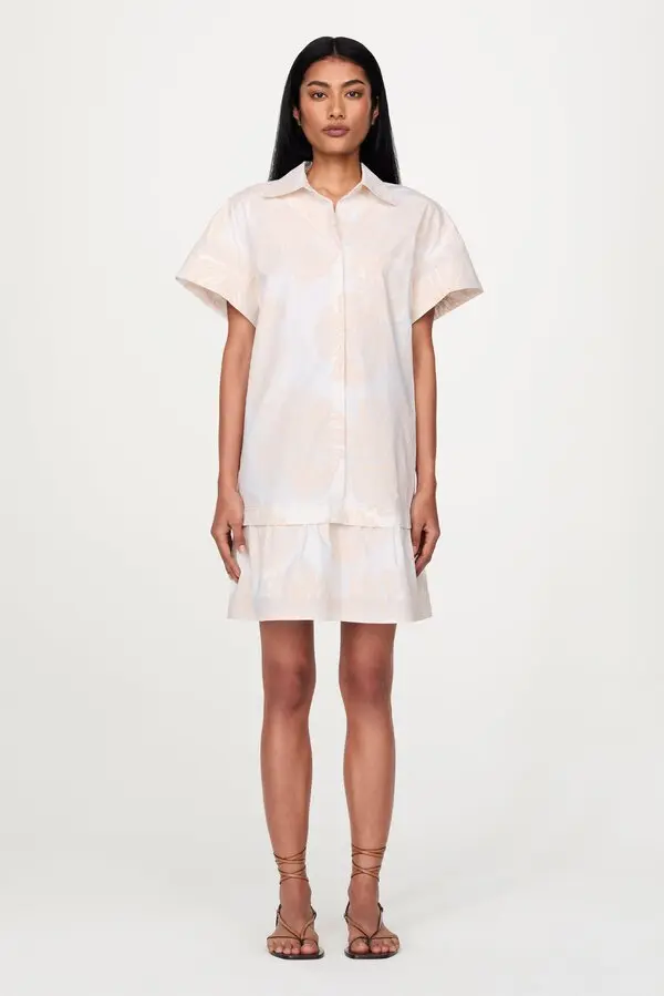 MARIE OLIVER Camp Mini Shirt Dress