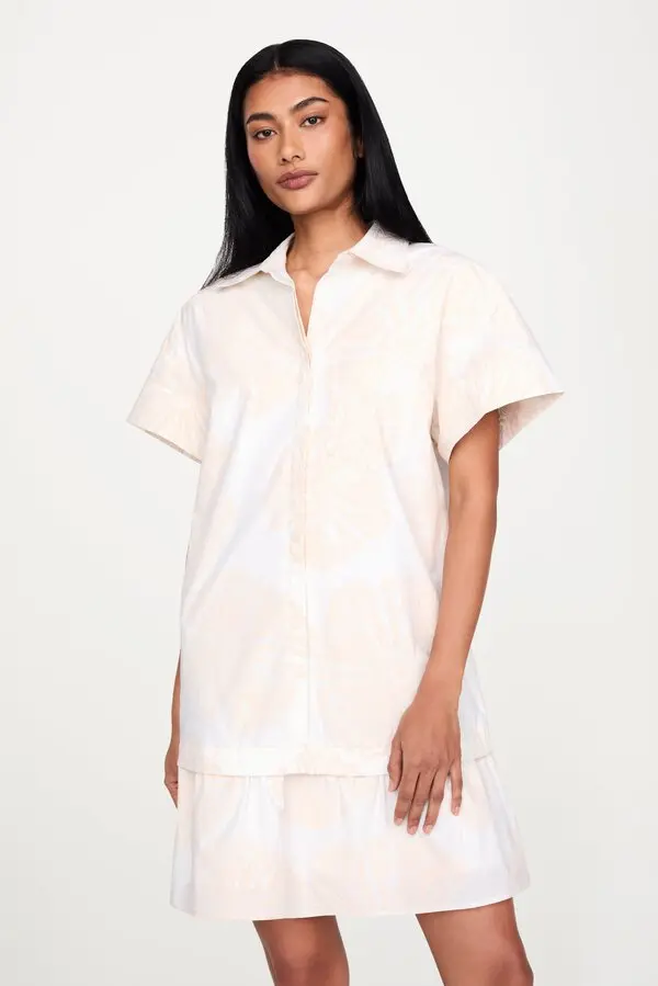 MARIE OLIVER Camp Mini Shirt Dress