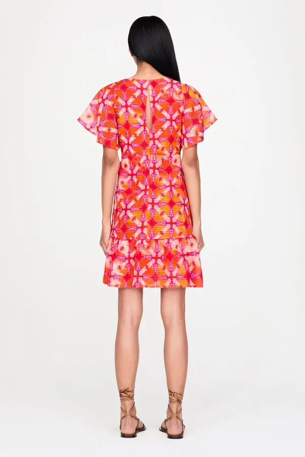 MARIE OLIVER Carmina Tie-dye Mini Dress