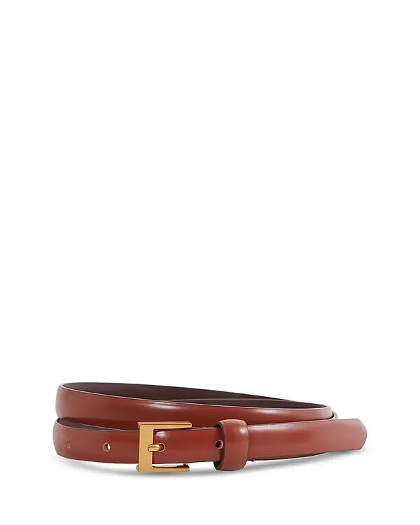 REISS Skinny Waist Buckle Belt