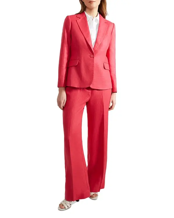 HOBBS LONDON Mirabel Linen Single Breasted Jacket