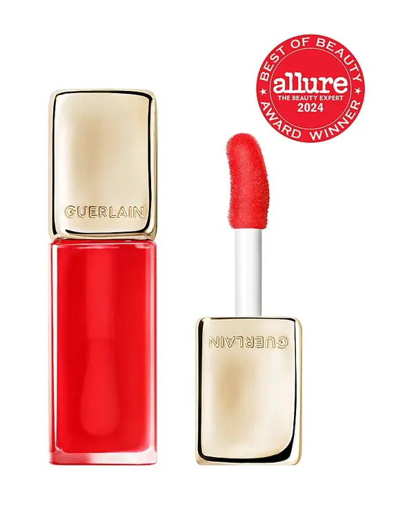 GUERLAIN Kisskiss Bee Glow Lip Oil 0.3 Oz - Poppy