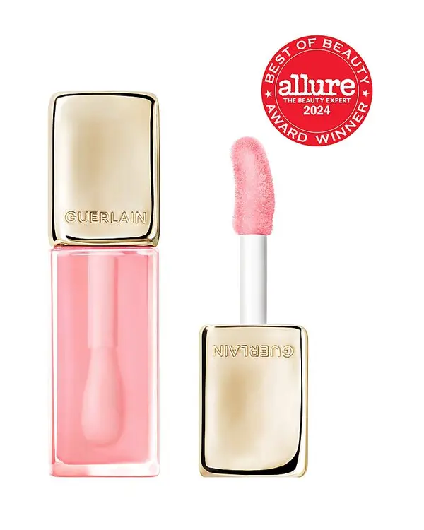 GUERLAIN Kisskiss Bee Glow Lip Oil 0.3 Oz - Rose