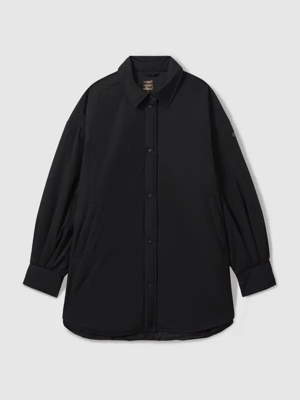SCANDINAVIAN EDITION The Guide Padded Shirt Jacket - Black