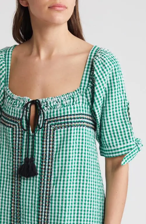 slim fit dress slacks Rihoas Plaid Button Front Collar A Line Mini Dress main image 1