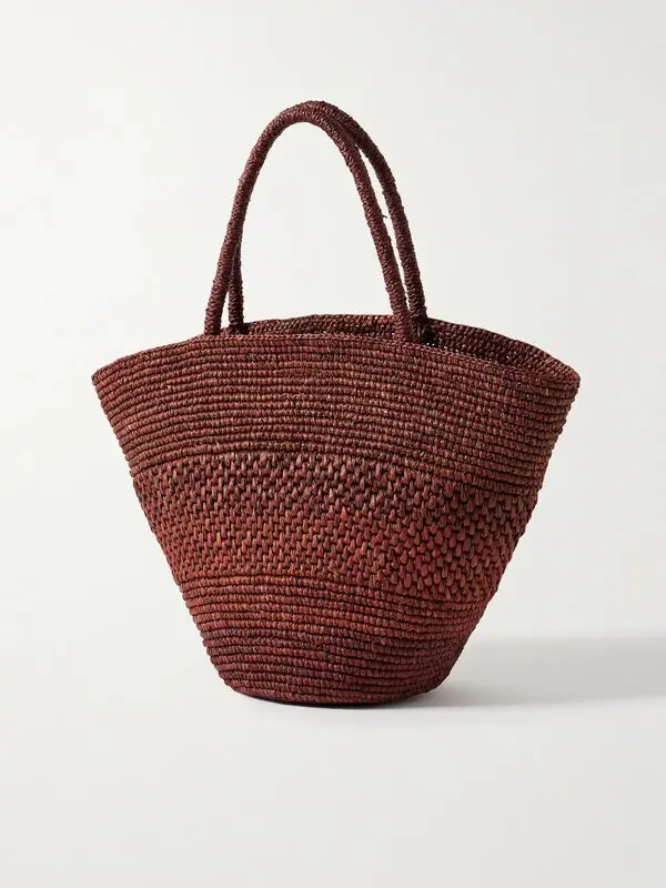 THE ROW Emilie Raffia Tote