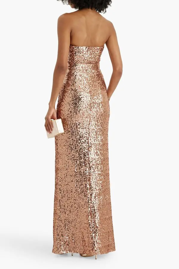 green emerald velvet dress BHLDN Badgley Mischka Lotte Gown