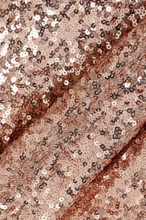 Badgley Mischka Strapless Sequined Tulle Gown