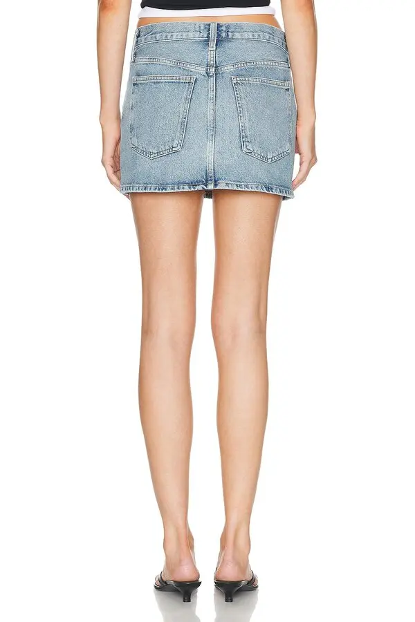 AGOLDE Alek Denim Mini Skirt - Force
