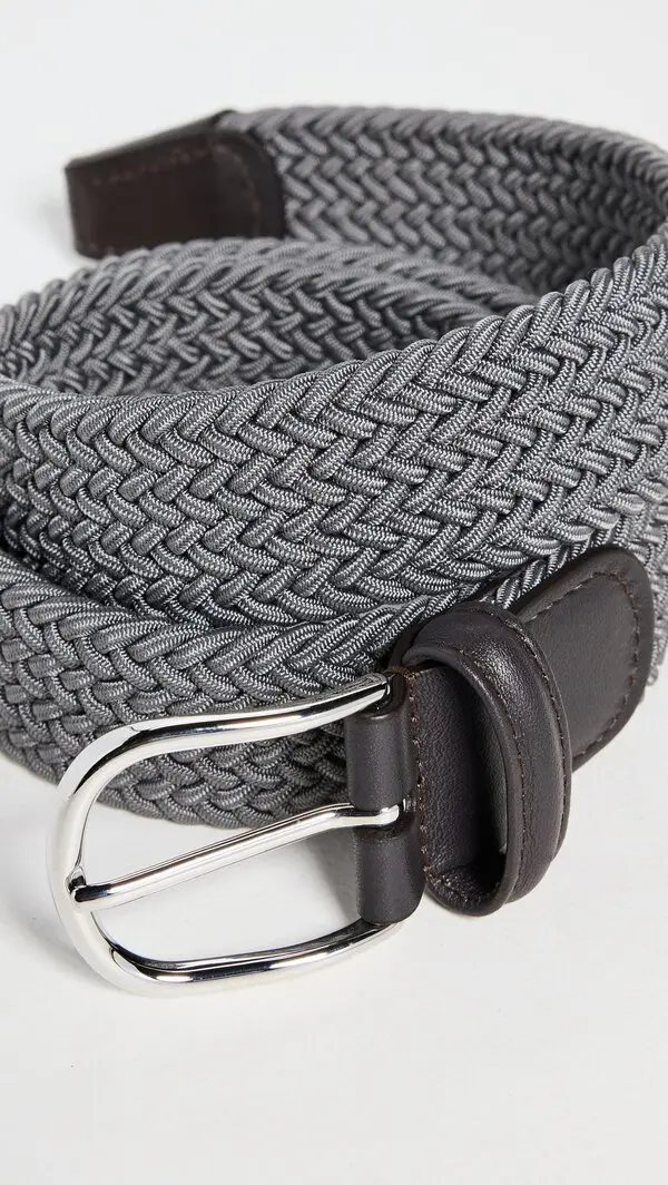 Anderson's Nylon Woven Belt - Grey G2