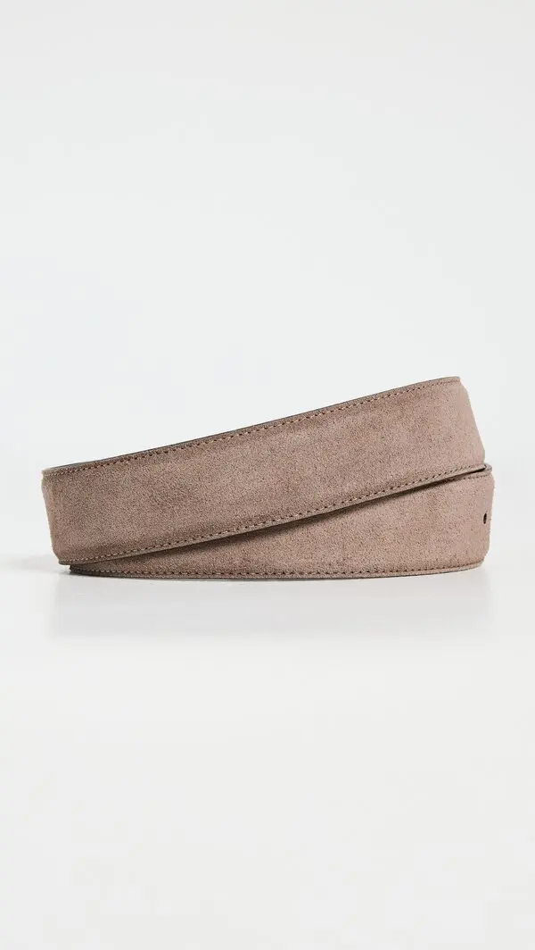 Anderson's Suede Belt - Taupe F13