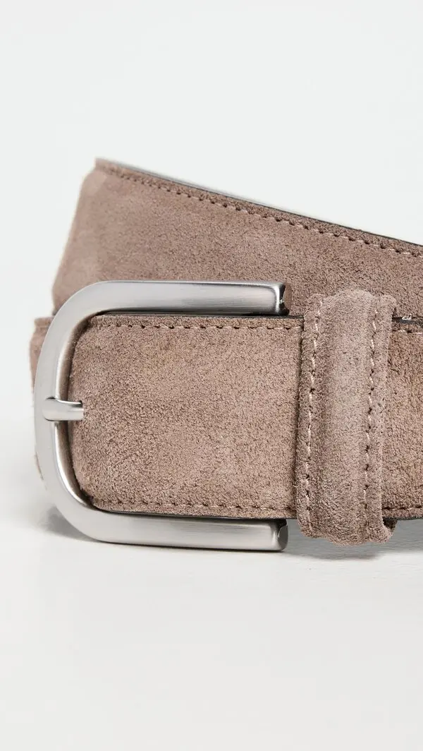 Anderson's Suede Belt - Taupe F13