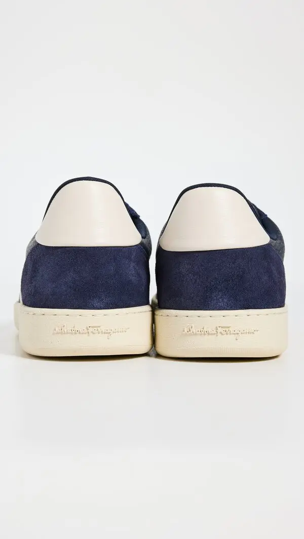 FERRAGAMO Achille 1 Sneakers - Blue Marine