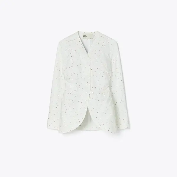 Tory Burch Printed Poplin Jacket