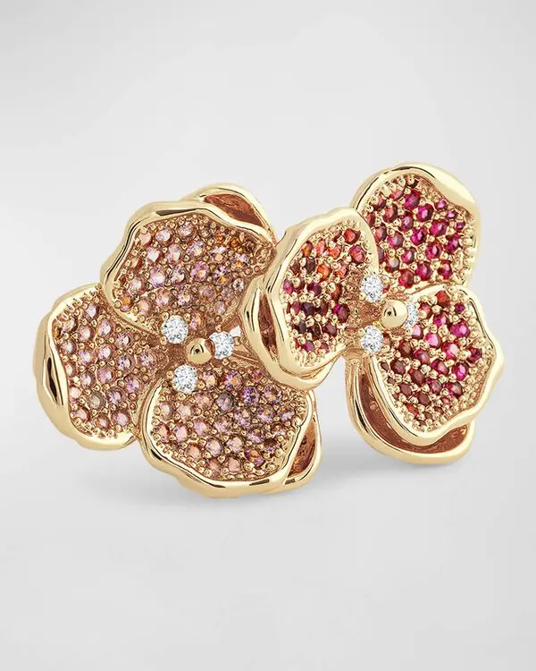 ANABEL ARAM JEWELRY Orchid Double Ring - Gold