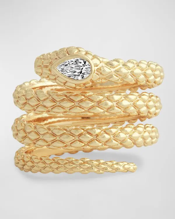 ANABEL ARAM JEWELRY Serpent Ring - Gold