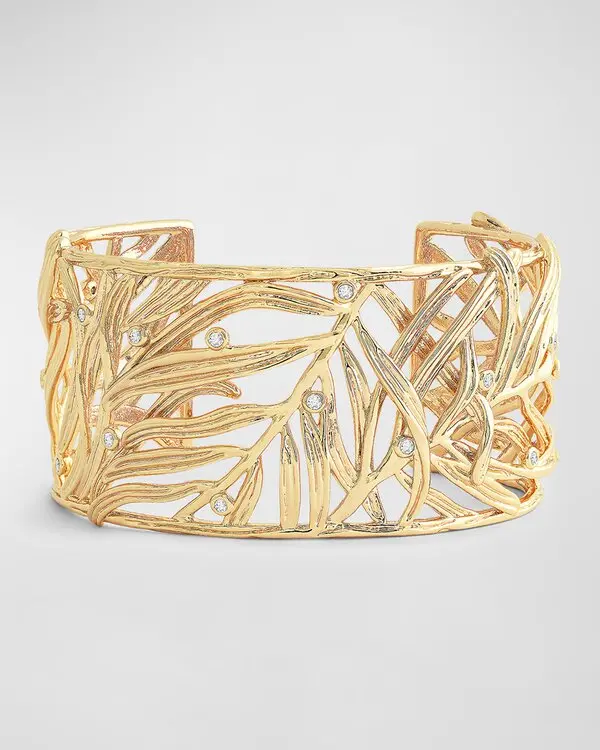 ANABEL ARAM JEWELRY Palm Leaves Cuff - Gold