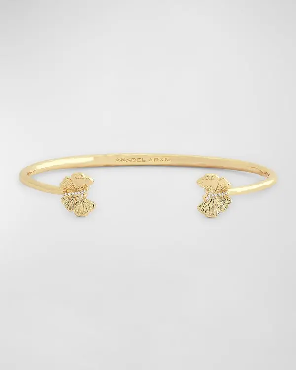 ANABEL ARAM JEWELRY Butterfly Bangle - Gold