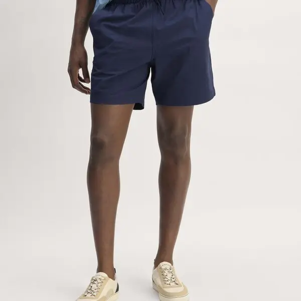 Everlane Seersucker Short - Deep Blue