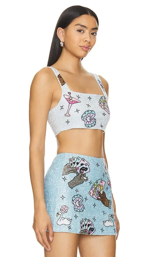 OCEANUS Vegas Crop Top