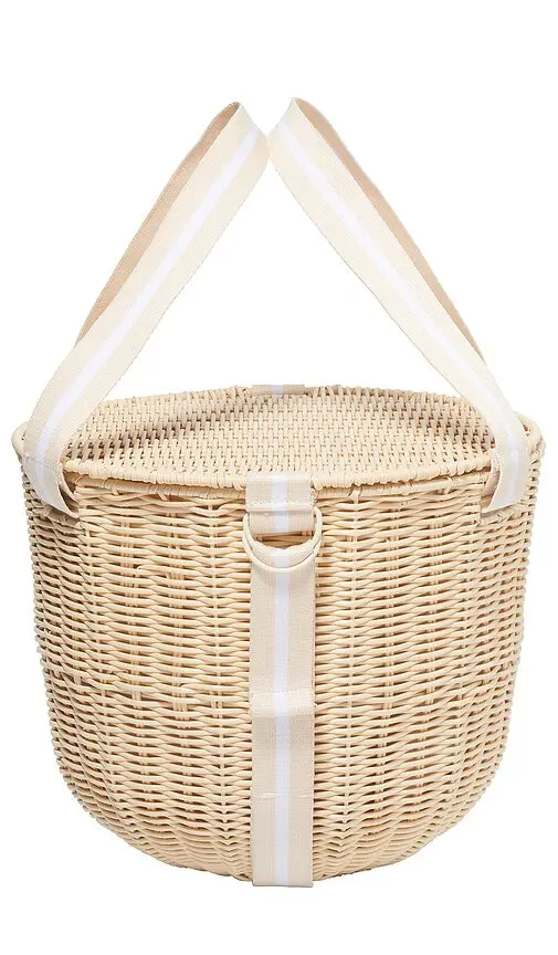 SUNNYLIFE Round Picnic Cooler Basket