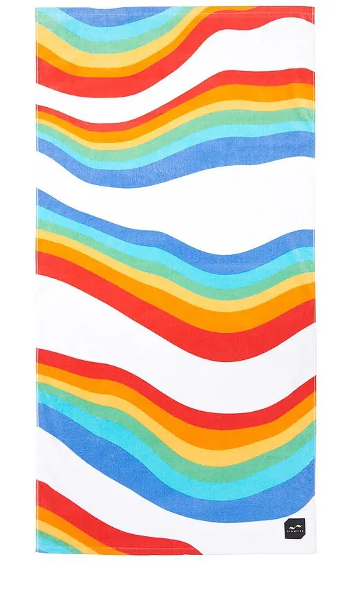 SLOWTIDE Roygbiv Towel In Multi - White