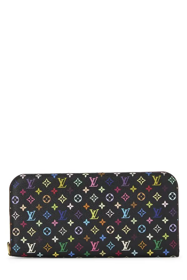 LOUIS VUITTON Takashi Murakami Monogram Multicolore Insolite Wallet - Black