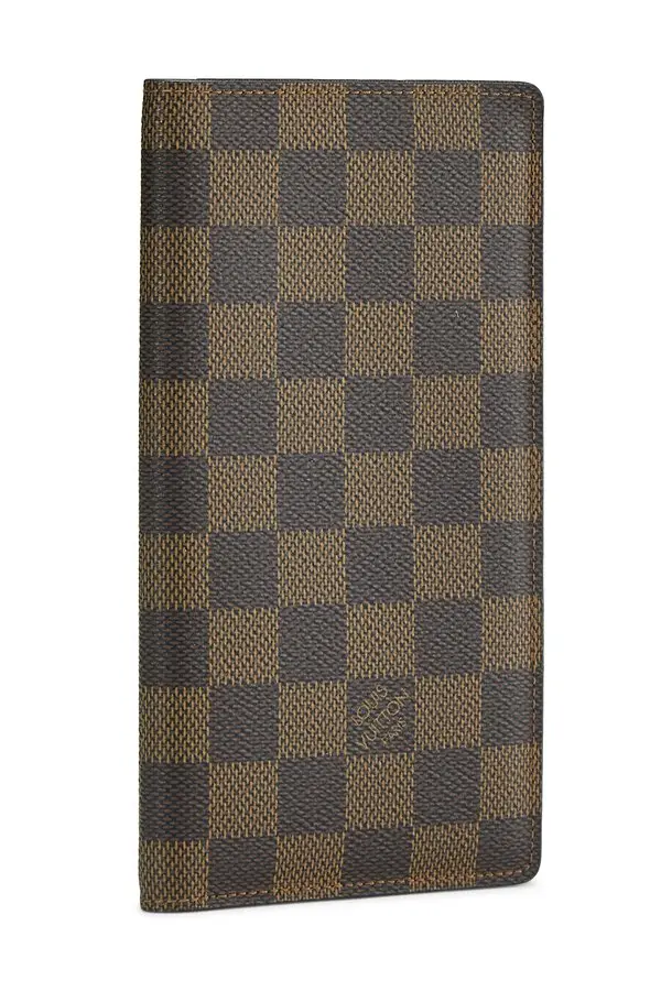 LOUIS VUITTON Damier Ebene Brazza Continental Wallet