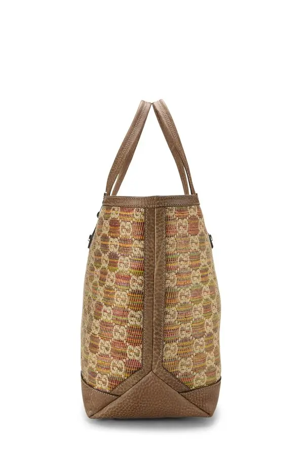Gucci Gg Libeccio Raffia Sunset Tote