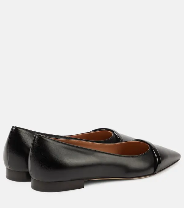 MALONE SOULIERS Jhene Leather Ballet Flats