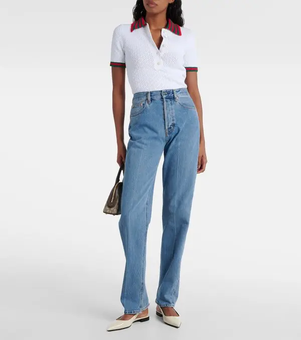 Gucci High-rise Straight Jeans