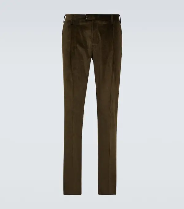 LARDINI Corduroy Slim Pants