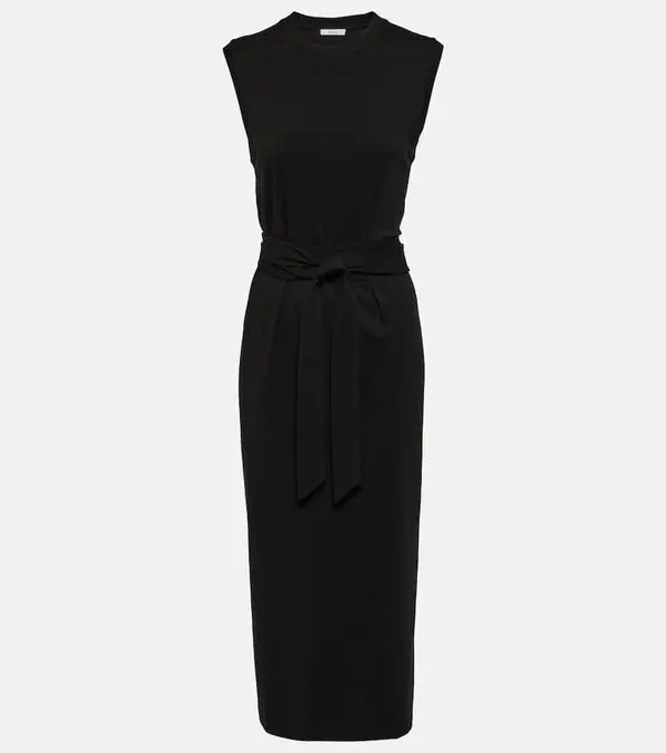 Vince Cotton Jersey Midi Dress