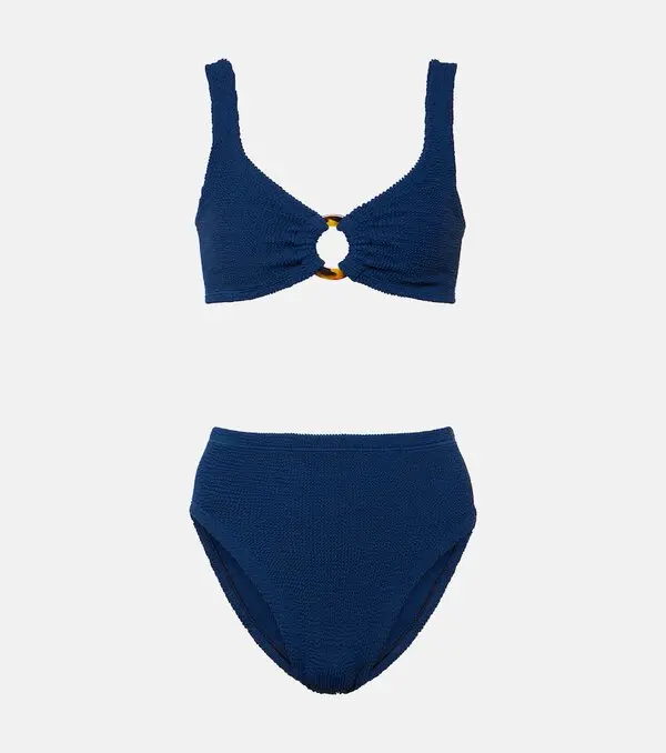 Hunza G Nadine Two-piece Bikini Set - Blue