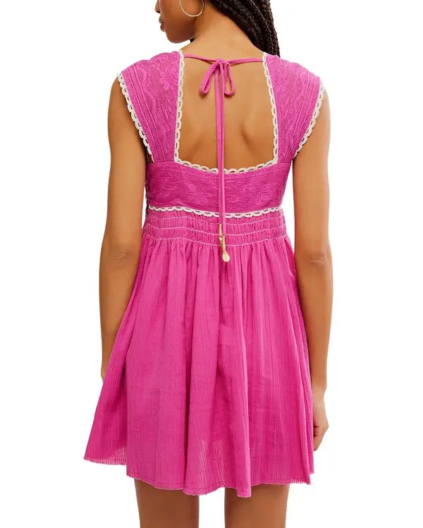 Free People Heartland Mini Dress In Island - 64% Off | Editorialist