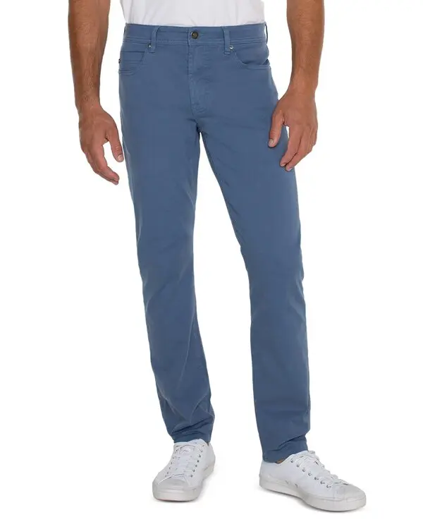 LIVERPOOL Regent Cotton Straight Fit Twill Pants