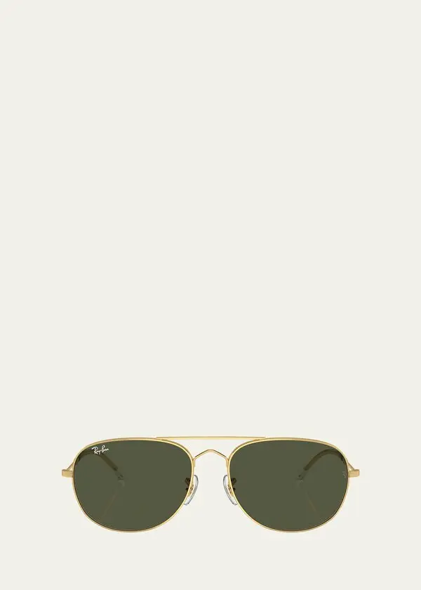 Ray-ban Bain Bridge Aviator Sunglasses - Gold Flash