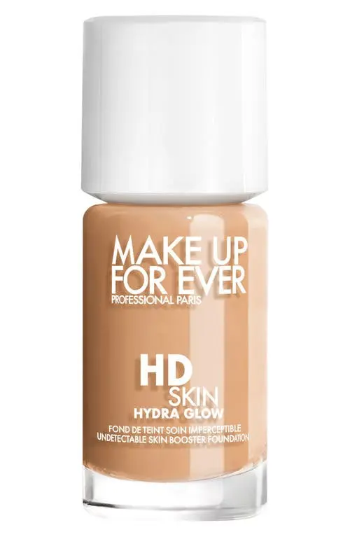 MAKE UP FOR EVER Hd Skin Hydra Glow Skin Care Foundation With Hyaluronic Acid - 3y38 - Cool Honey