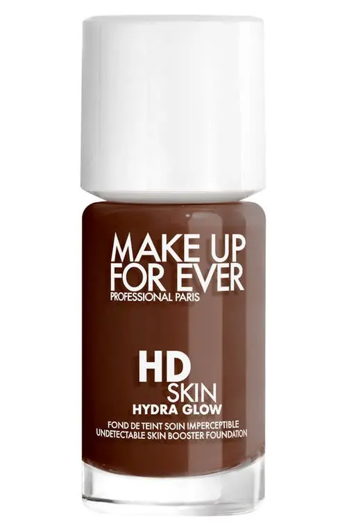 MAKE UP FOR EVER Hd Skin Hydra Glow Skin Care Foundation With Hyaluronic Acid - 4r76 - Cool Ebony