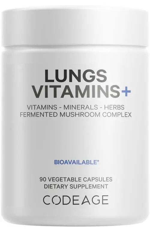 CODEAGE Lungs Vitaminsmultivitamins & Minerals Supplement - White