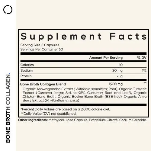 CODEAGE Bone Broth Collagen Peptides Supplement