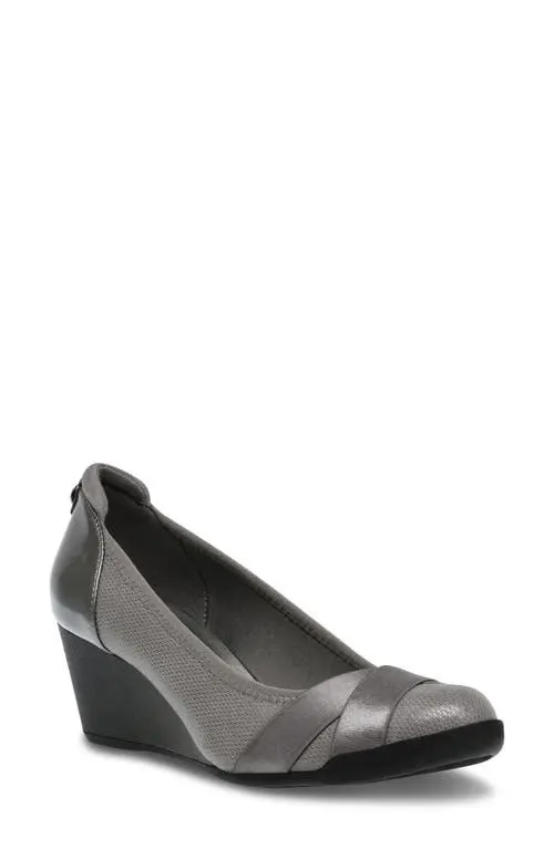 Anne Klein Timeout Wedge Pump - Pewter