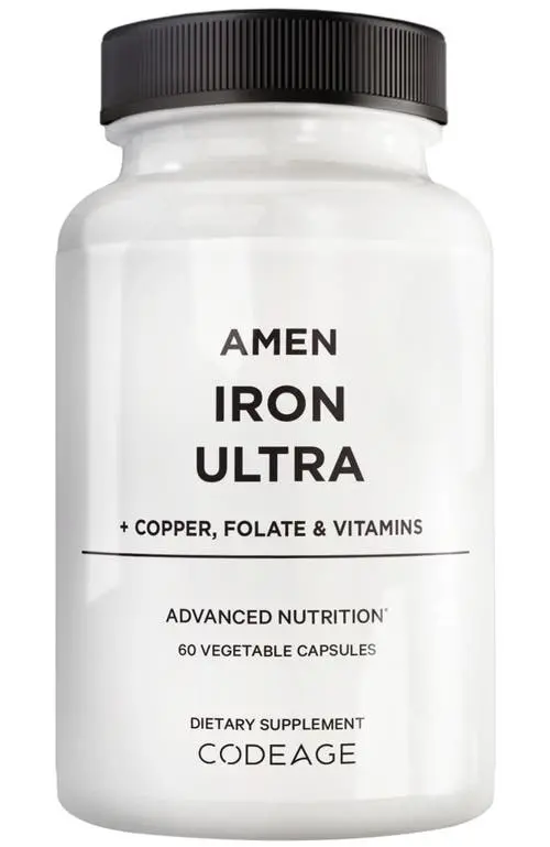 CODEAGE Amen Iron Ultra + Copper, Folate - White