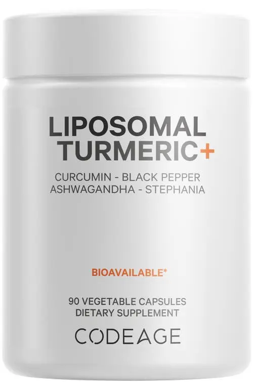 CODEAGE Liposomal Turmeric95% Curcumin Extract Supplement - White
