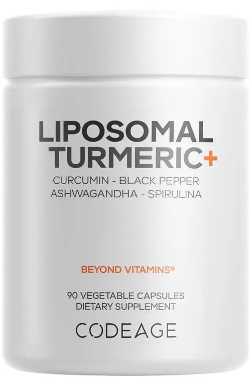 CODEAGE Liposomal Turmeric95% Curcumin Extract Supplement - White