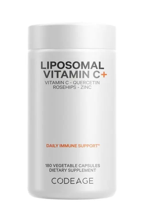CODEAGE Liposomal Vitamin C 1500mg + Zinc Supplement - White