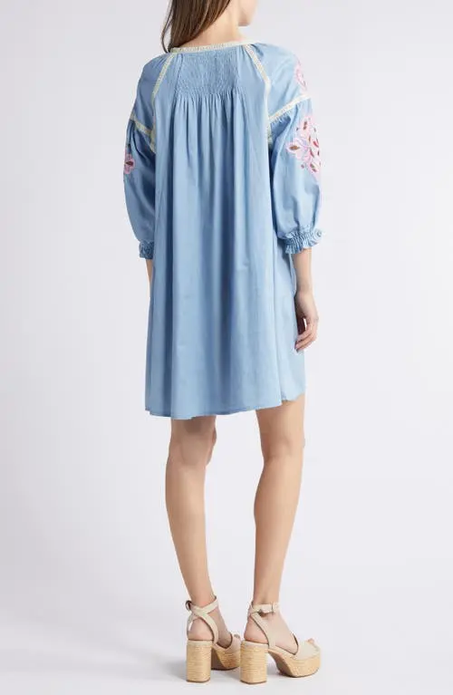 NIKKI LUND Rachael Chambray Dress
