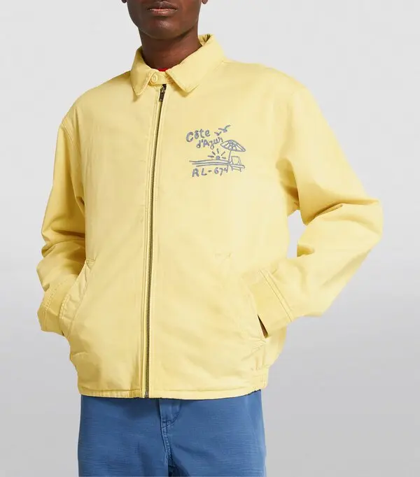 Ralph Lauren CôTe D'Azur Windbreaker Jacket In Yellow - 31% Off